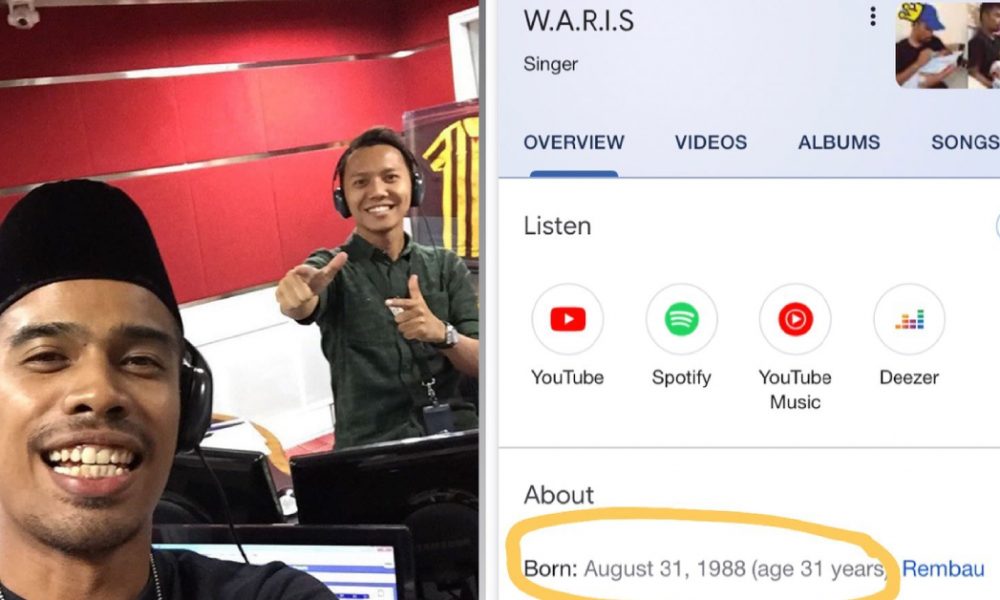 Hampir 8 Tahun Tersilap Tanggal Hari Jadi, ‘Rapper’ Waris Minta Google ...