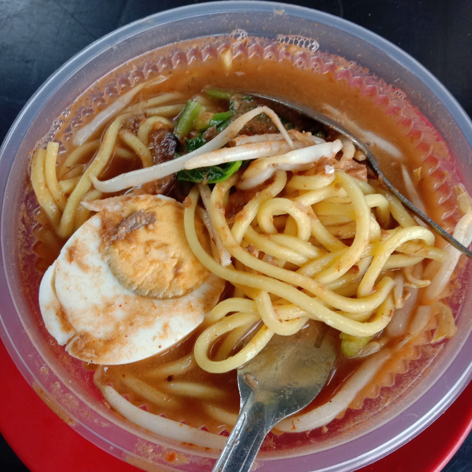 Penangan Warung Pak Jabit Dalam Kampong Pisang Bersiri-Siri, Menu Mi ...