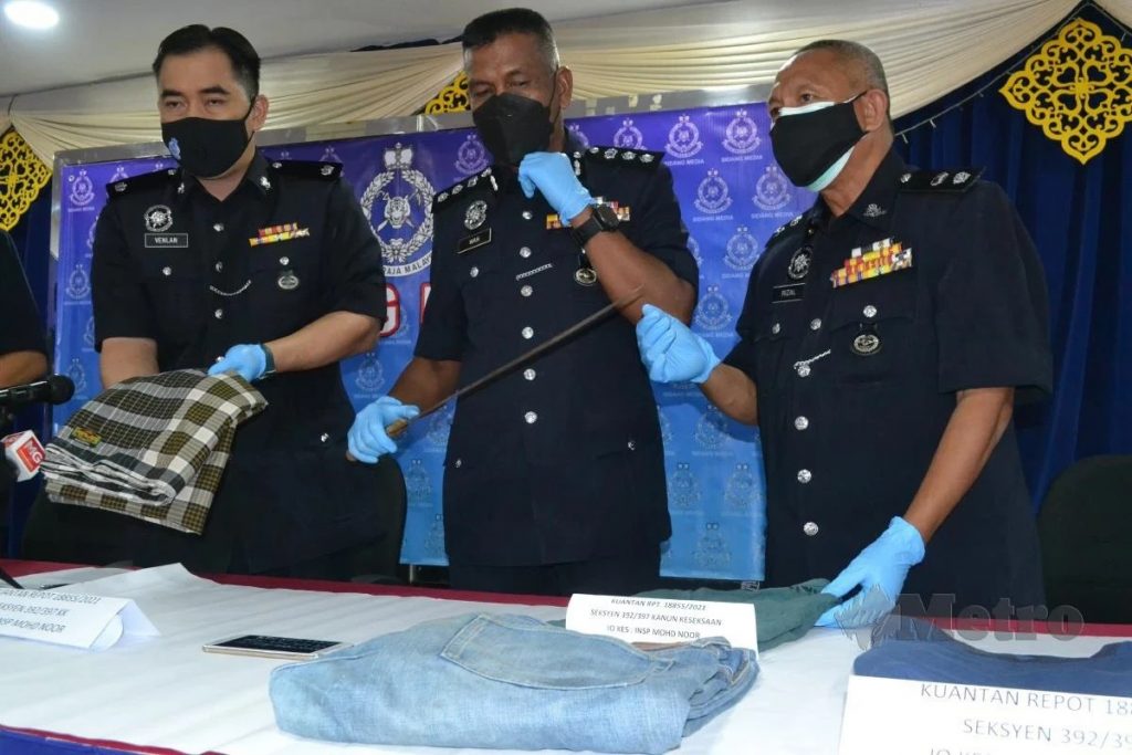 Perompak Berkain Pelikat Tumpas, Polis Selesaikan Kes Samun Kedai Serbaneka