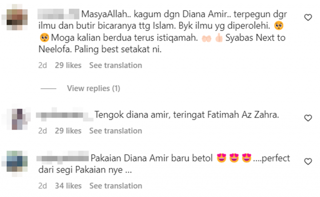 “Harap Lofa Macam Ni” – Cara Tutup Aurat Neelofa Dibandingkan Dengan Diana Amir