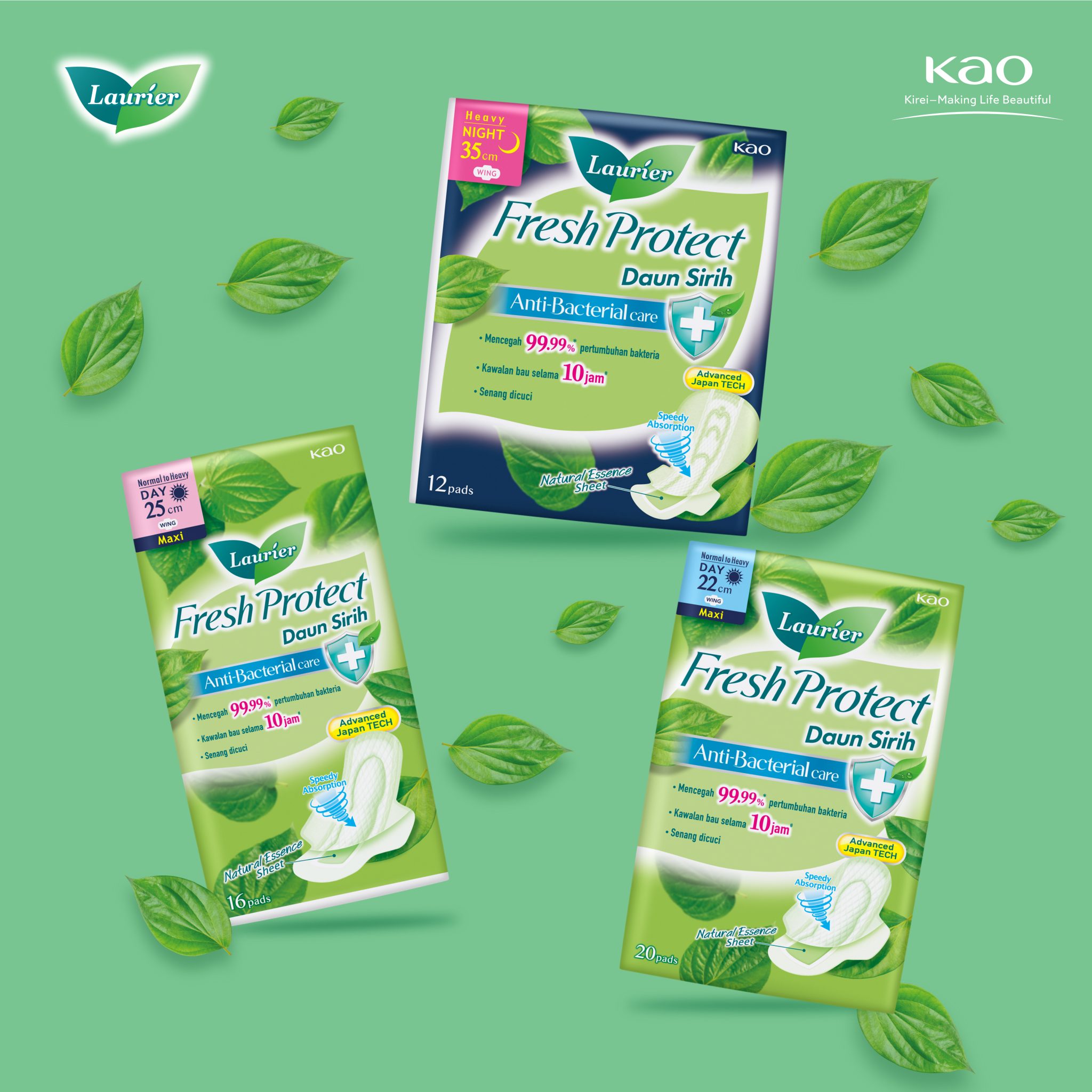 Kekalkan Keselesaan Dalaman Dengan Laurier Fresh Protect Daun Sirih ...