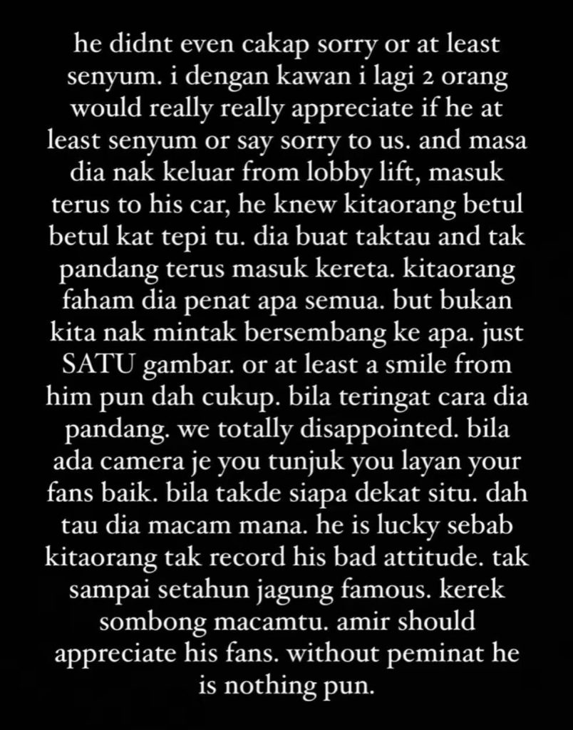 “Tak Sampai Setahun Jagung Famous, Berlagak!” – Peminat Dedah ‘The Real’ Amir Ahnaf, Didakwa ...