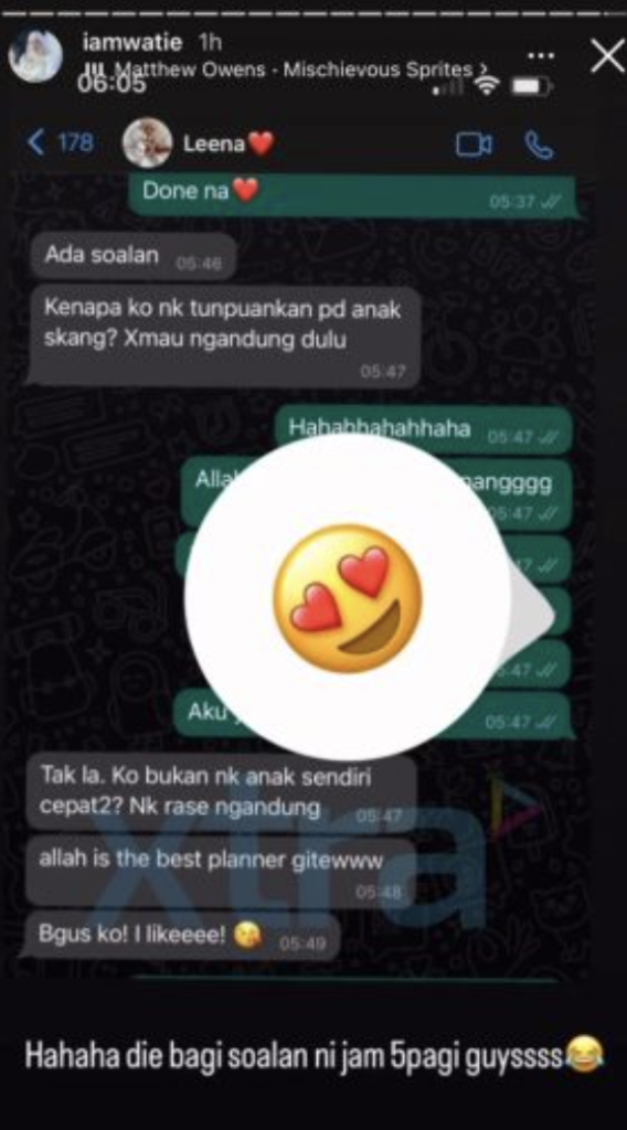 “Kau Bukan Nak Anak Cepat Ke?” – Disoal Tentang Anak Sendiri, Respon Watie Raih Perhatian Netizen