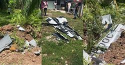 (TERKINI) Pesawat Ringan Terhempas Dalam Kebun Kelapa Sawit Di Kapar, Klang