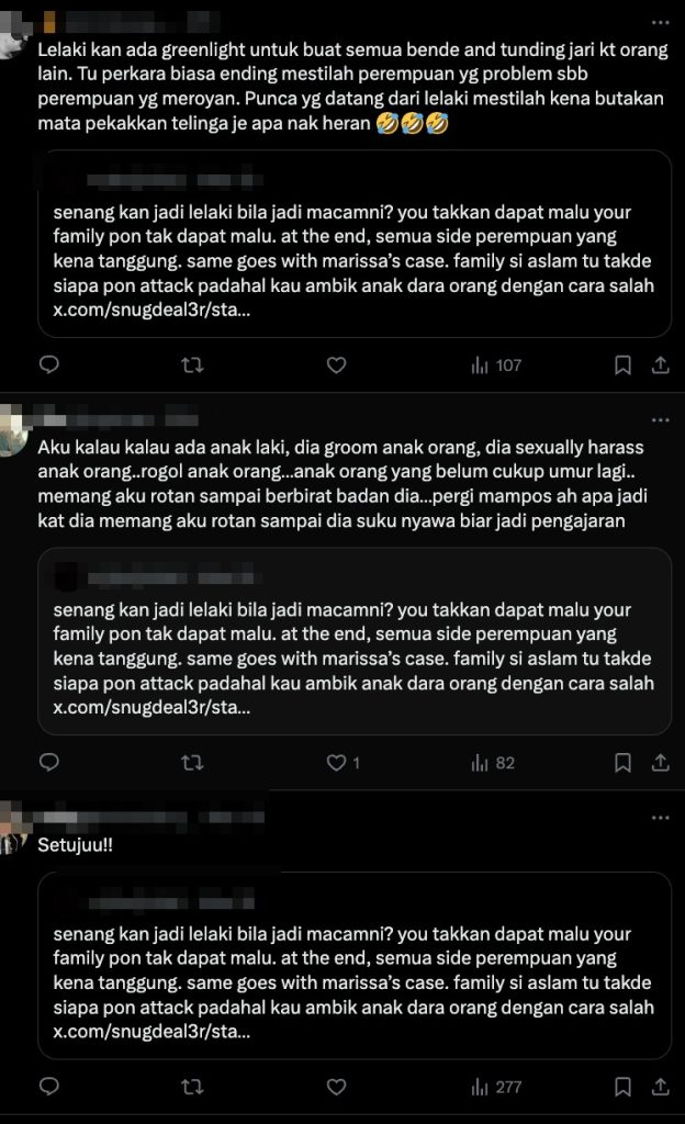 “Senang Jadi Lelaki Macam Ni, Ambil Anak Dara Orang Lepastu..” – Netizen Mahu Aslam Tampil Mohon ...