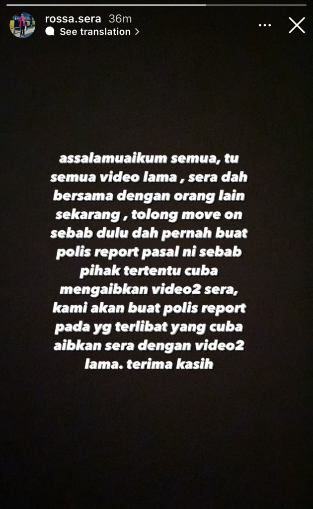 “Tu Video Lama, Sera Dah Bersama Orang Lain” – Ada Pihak Cuba Aibkan ...