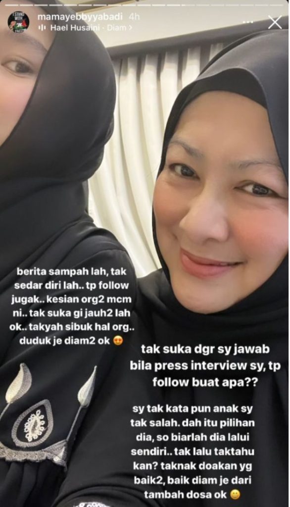 “Baik Diam Je Dari Tambah Dosa” – Abby Abadi