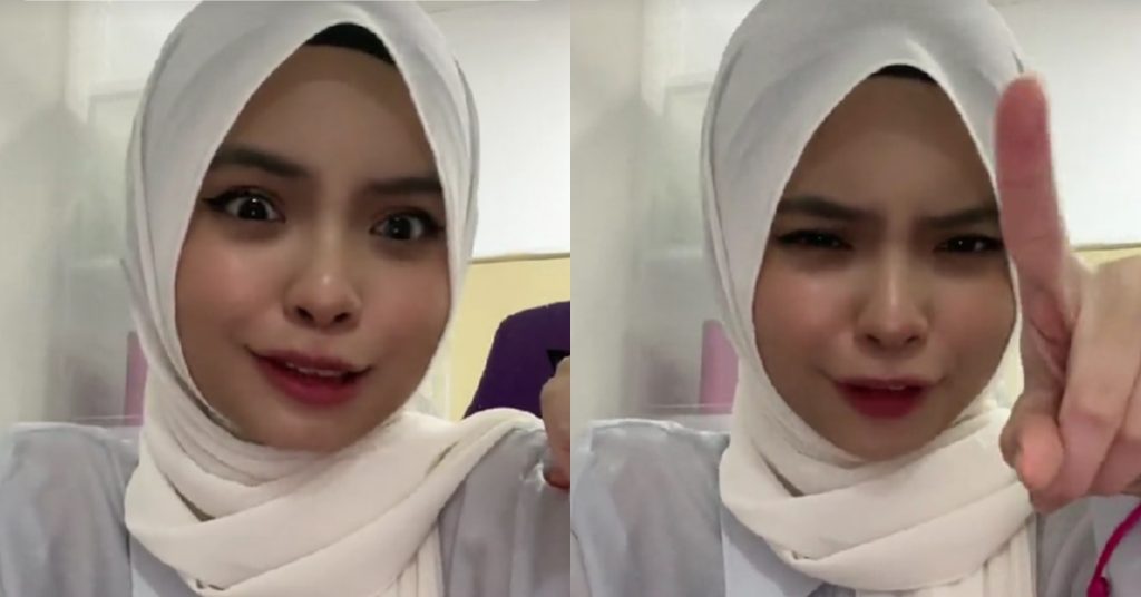“Jangan Cakap Saya On Off, Vendor Di Situ Kena Pakai” – Qistina Raisah Pakai Tudung Sebab Hormat ...