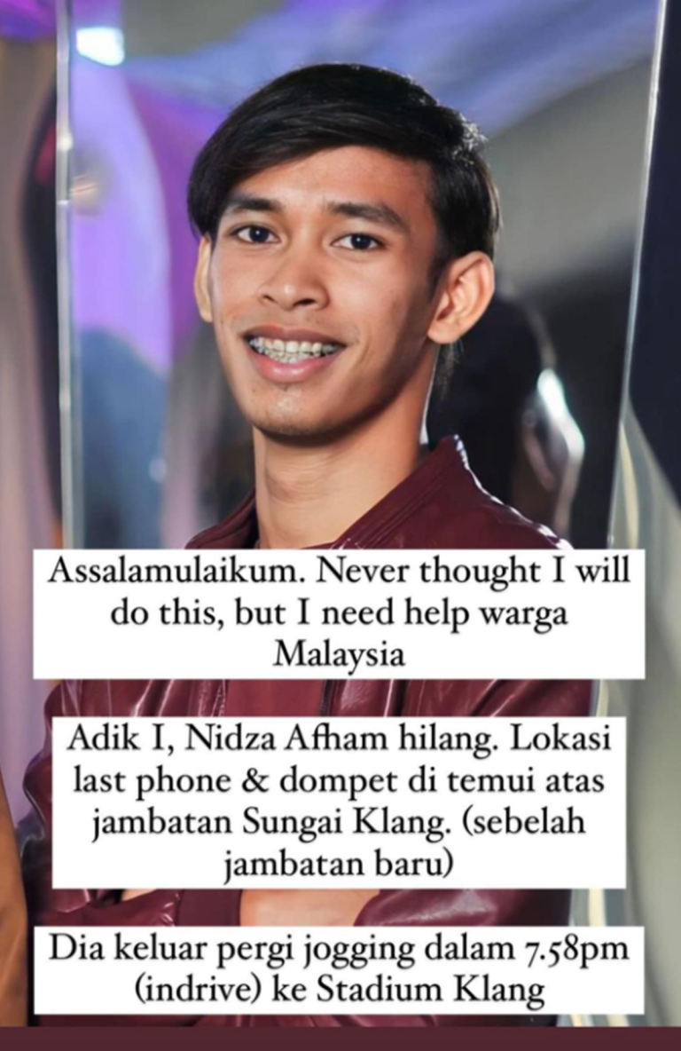 nidza afham hilang | Beautifulnara -Terkini dan Sensasi