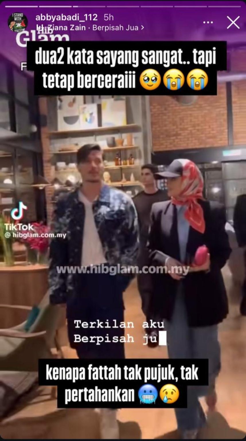 “Kenapa Fattah Tak Pujuk, Tak Pertahankan” Abby Abadi Persoal Mengapa Fattah Tidak Memujuk Fazura