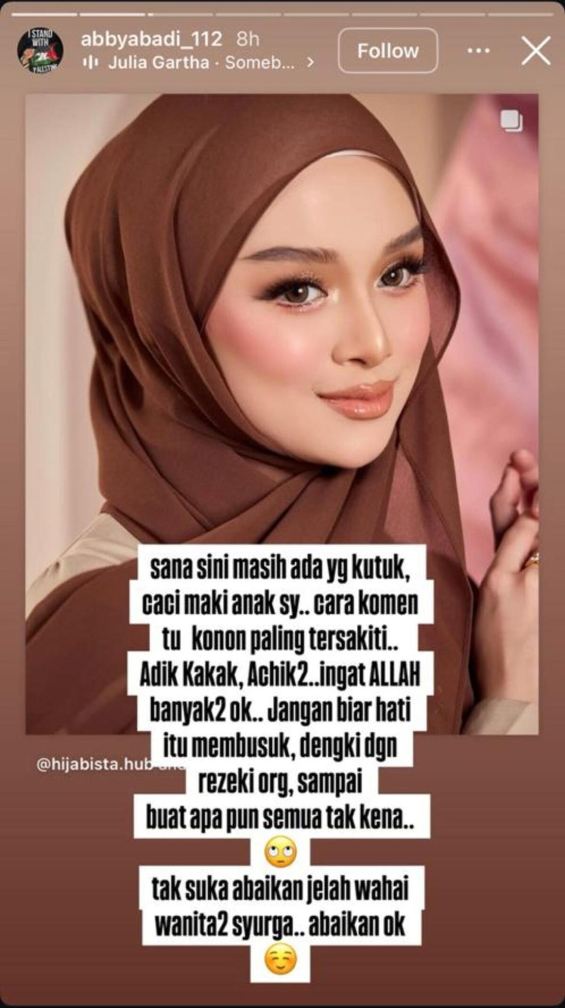 “Jangan Biar Hati Tu Membusuk…” – Abby Abadi ‘Sekolahkan’ Netizen Yang Tinggalkan Komen Caci ...