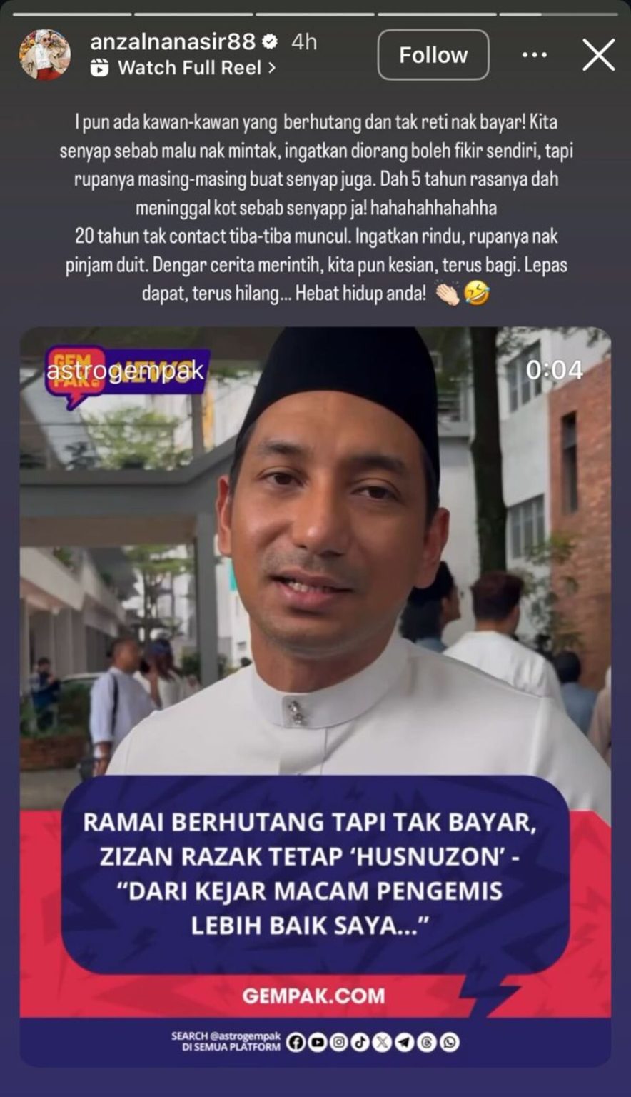 Anzalna Nasir Dedah Rakan ‘Hilang’ Selepas Diberi Pinjam Duit – “Dah 5 Tahun, Dah Meninggal Kot ...