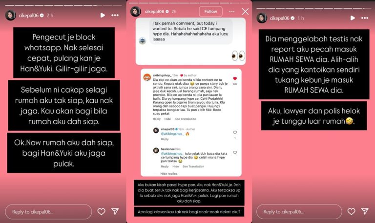 “Dah Berbulan Aku Tak Jumpa Han & Yuki” – Kena ‘Blocked’ Di Whatsapp, Cik Epal Bawa Polis Ke ...