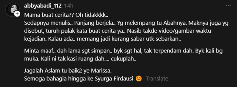 Marissa Tuduh Reka Cerita Tak Benar, Abby Abadi Hilang Sabar – “Nasib Takde Video Atau Gambar ...
