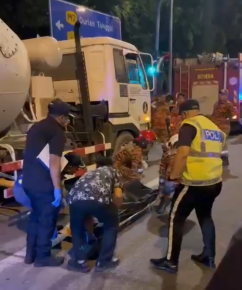 kemalangan maut digilis lori simen | Beautifulnara -Terkini dan Sensasi