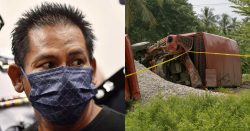 Baru Dibebaskan 20 Minit, Pemandu Lori Batu Terlibat Nahas FRU Ditahan Semula Kes Curi Lembu