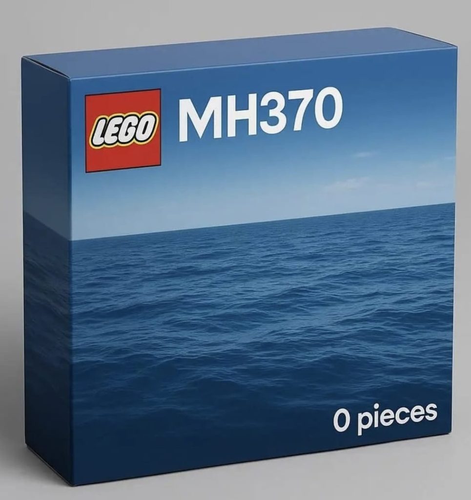 Tragedi MH370 Dijadikan Bahan Lawak, ‘Meme’ LEGO ‘0 Pieces’ Undang ...