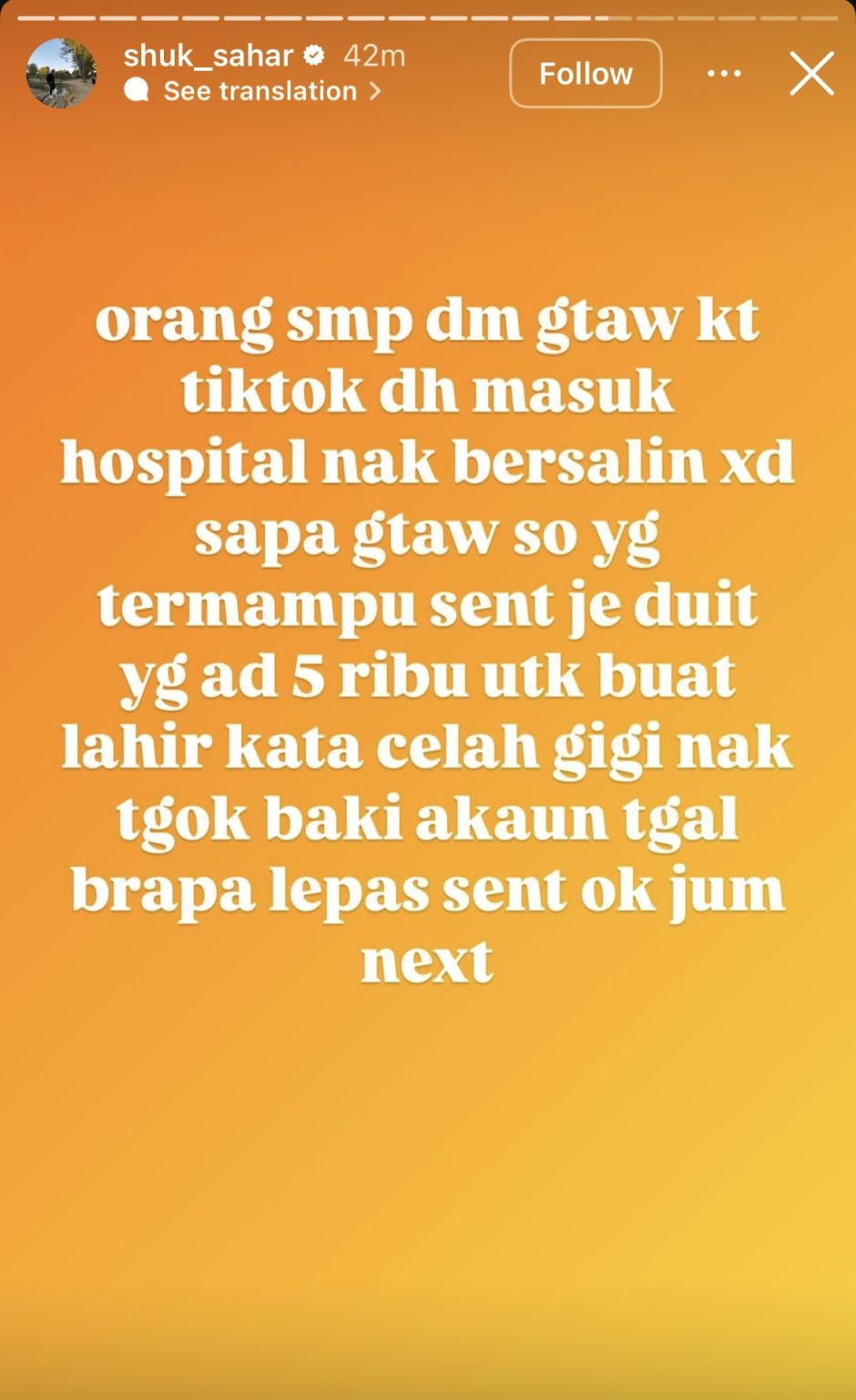 ‘Meroyan’ Di IG, Rupanya Fara Salleh Tak Maklumkan Pada Shuk Sahar ...