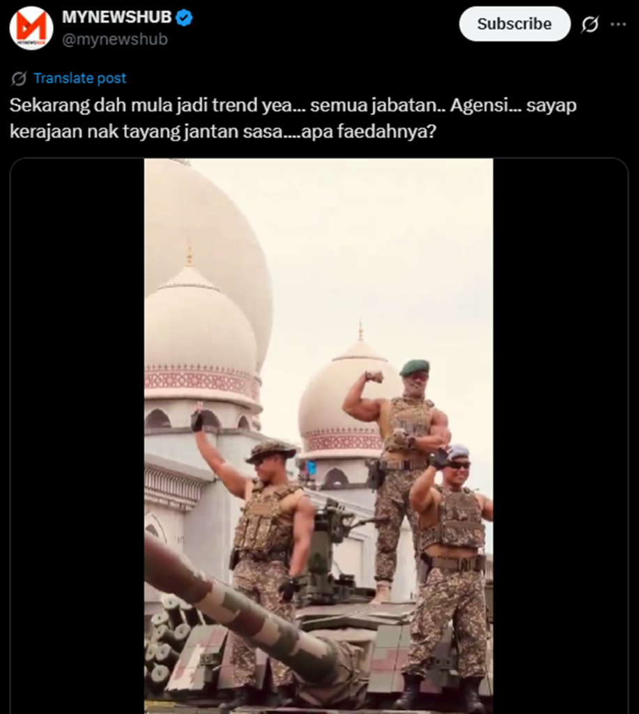 Netizen Persoal Abang Askar Tayang Badan ‘Sado’ Di Raptai Hari Kebangsaan – “Etika Pakaian ...