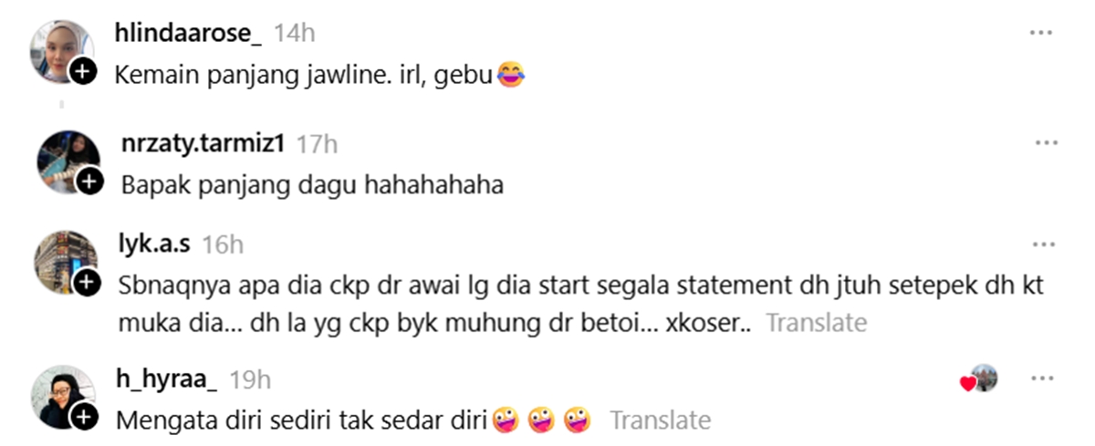 Dagu Jadi Runcing, Netizen Dakwa Jofliam Sunting Foto Berlebihan ...