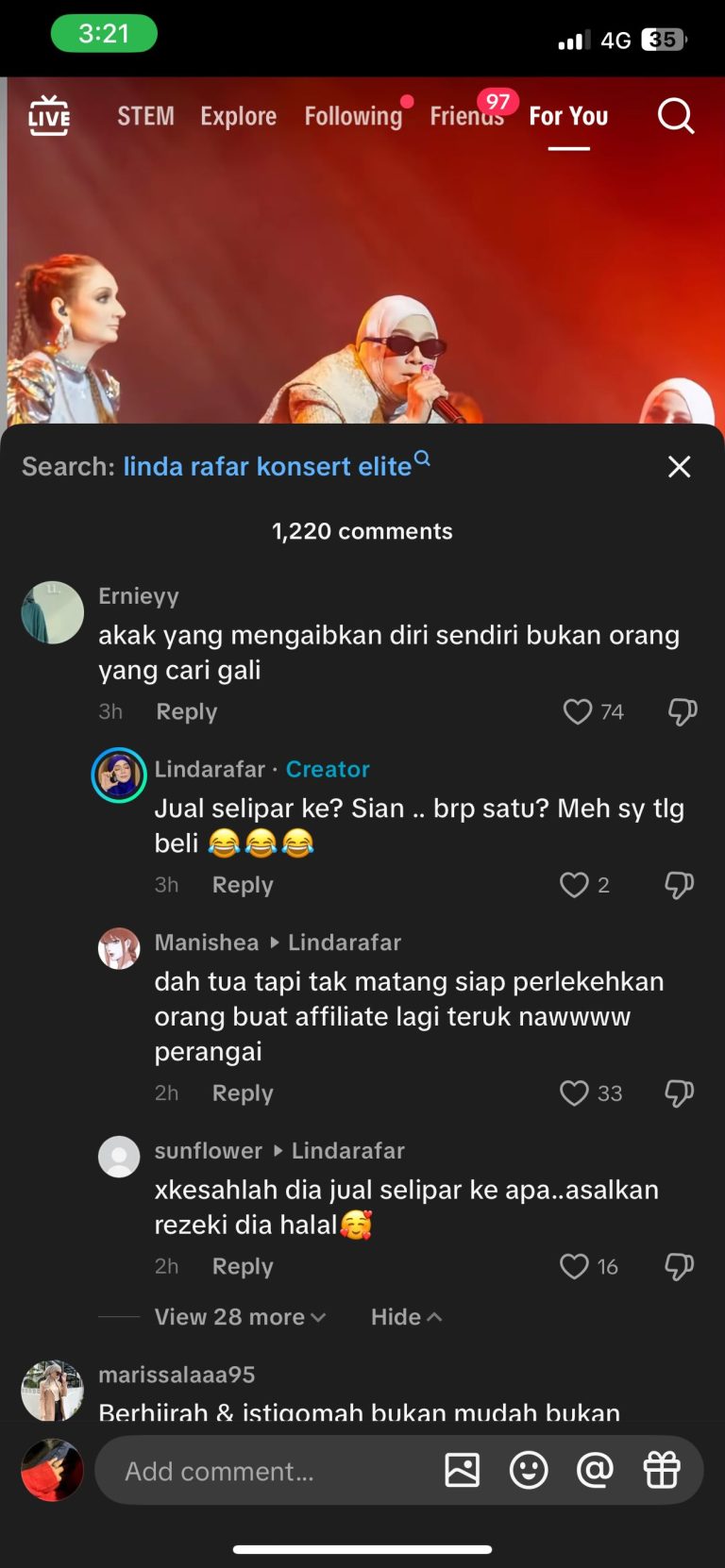 Linda Rafar Balas Komen Netizen Isu Pakai Seksi Jadi Tumpuan – “Tak ...