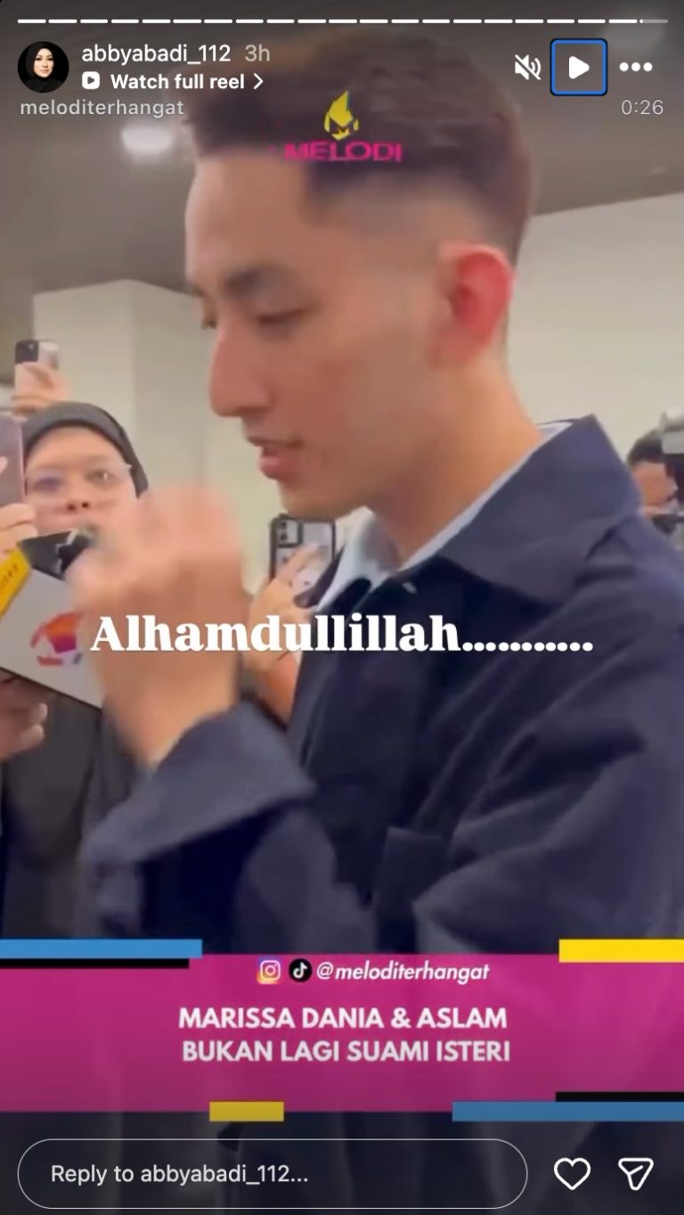 Marissa Dania Bercerai, Abby Abadi Gembira, Luah Rasa Syukur ...